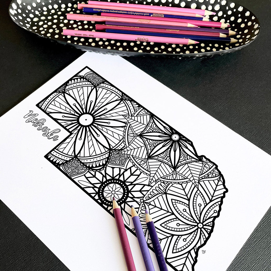 Coloring Pages | Nebraska USA Map – Ta Muchly