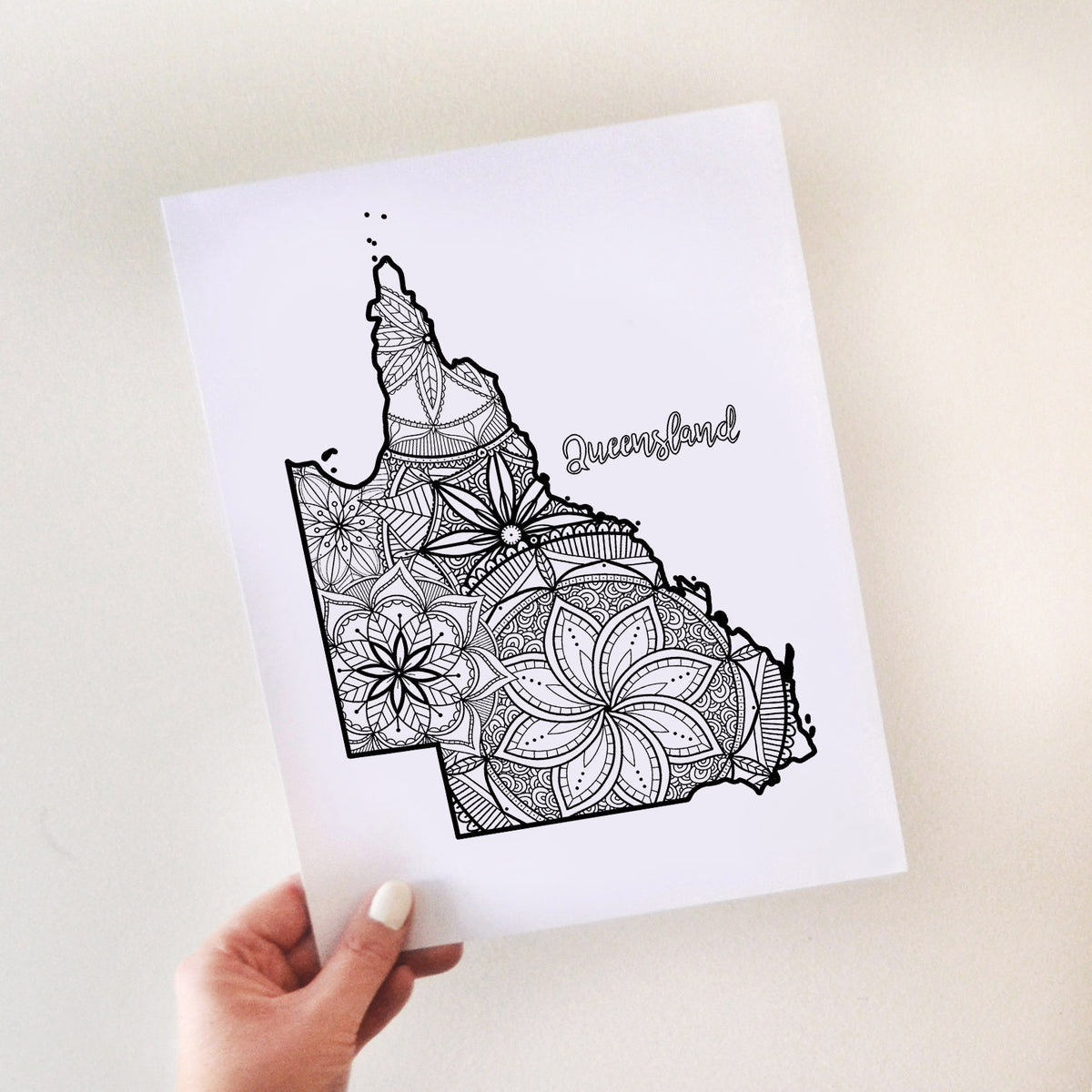 Coloring Pages | Queensland Australia Map – Ta Muchly