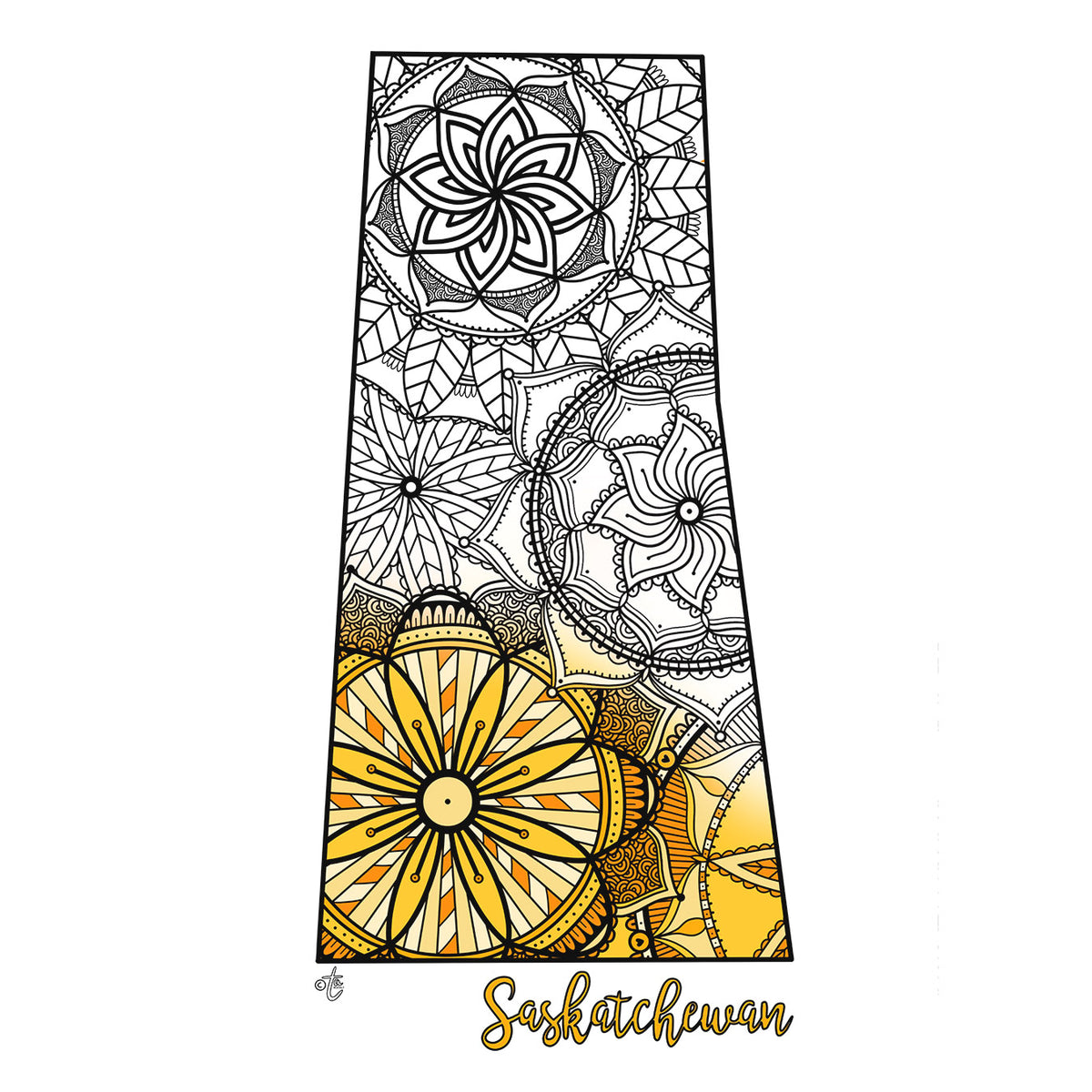 Saskatchewan Flag Coloring Page