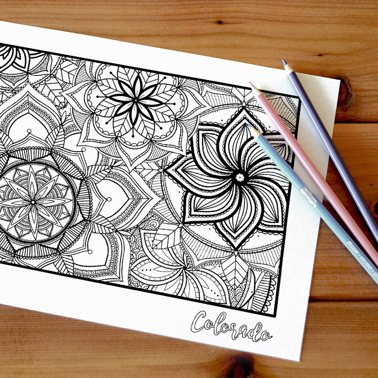 colorado coloring pages