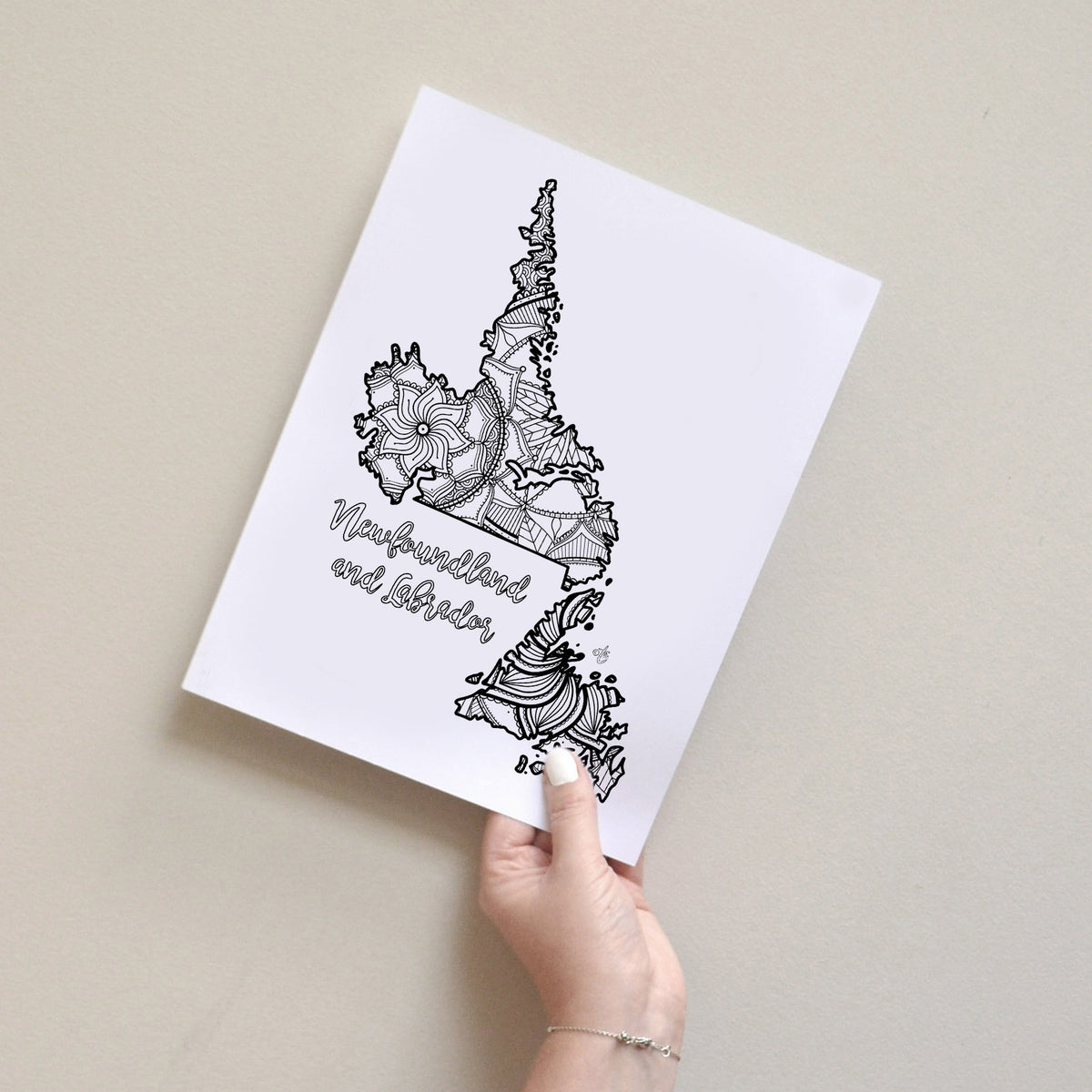 Coloring Pages | Newfoundland and Labrador Canada Map – Ta Muchly