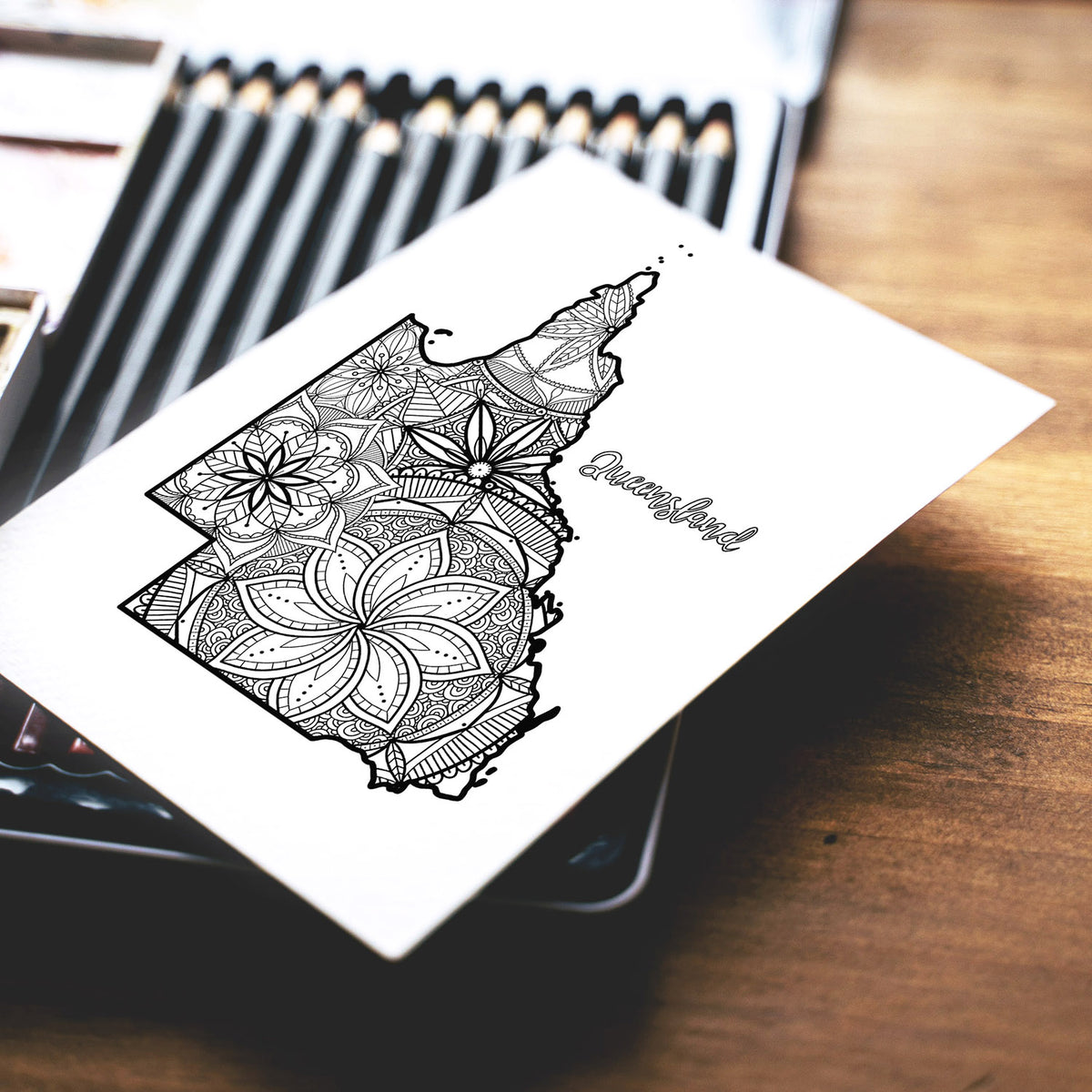 Coloring Pages | Queensland Australia Map – Ta Muchly